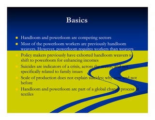 Understanding handloom crisis 15th oct2008 | PPT