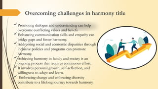 Understanding Harmony in Human Being, Family, Society, and Nature | PPTX