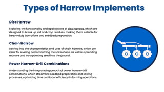 Understanding Harrows in Farming - JCBL Agri | PPT