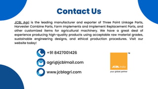 Understanding Harrows in Farming - JCBL Agri | PDF