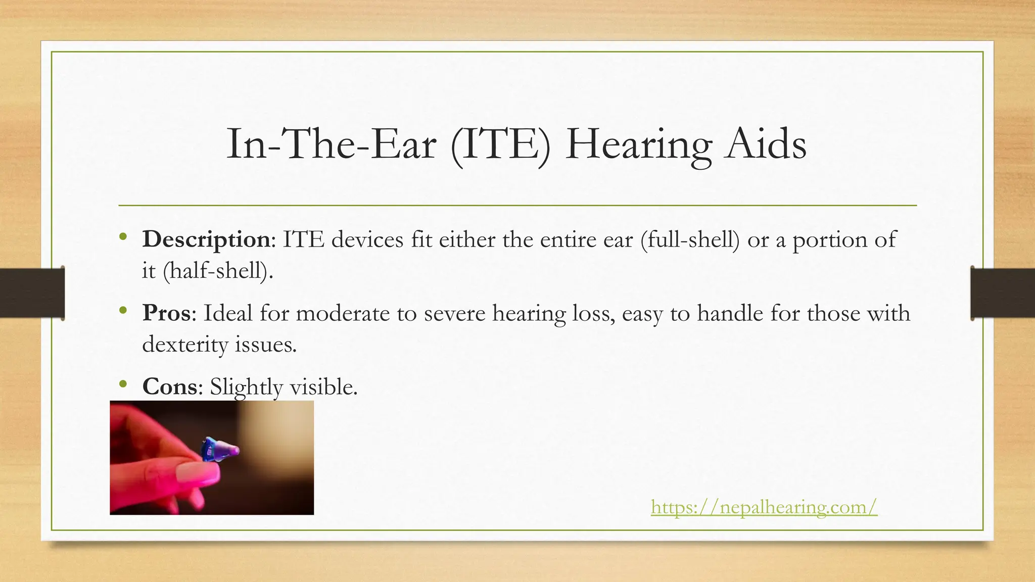 Understanding Hearing Aids types | Hearing aid Devices | PPTX