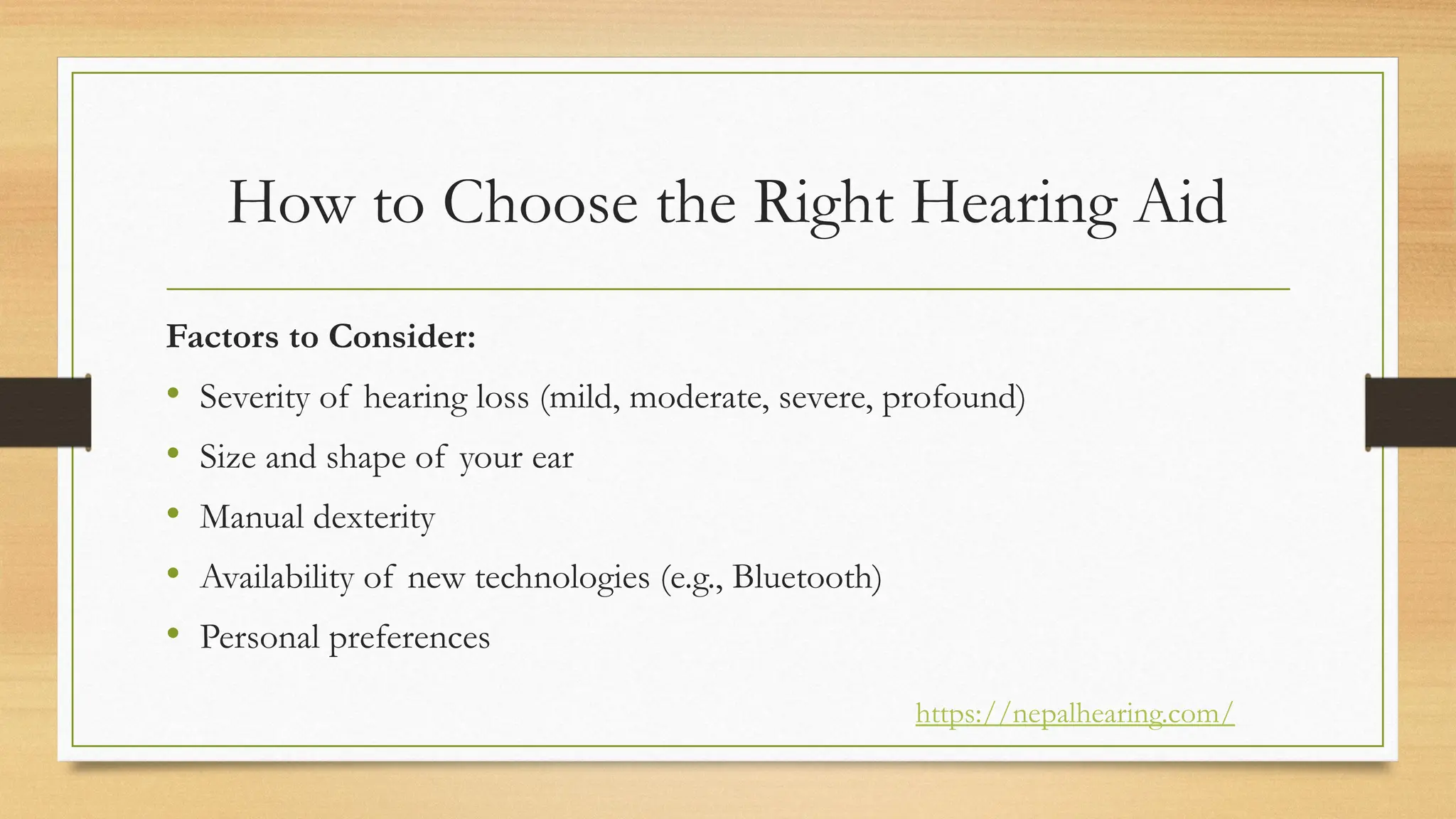 Understanding Hearing Aids Types Hearing Aid Devices Pptx