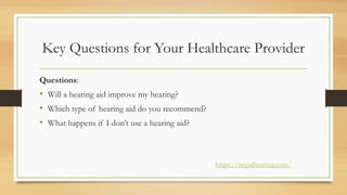Understanding Hearing Aids types | Hearing aid Devices | PPTX