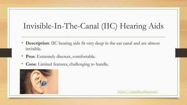 Understanding Hearing Aids Types Hearing Aid Devices Pptx