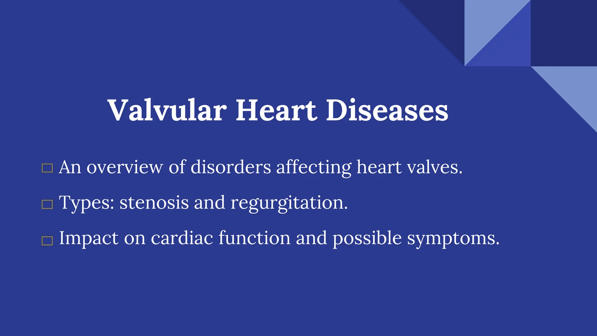 Understanding Heart Diseases/An Overview of Common Heart Disorders. | PPTX