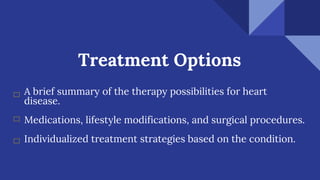 Understanding Heart Diseases/An Overview of Common Heart Disorders. | PPTX