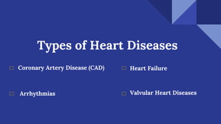 Understanding Heart Diseases/An Overview of Common Heart Disorders. | PPTX