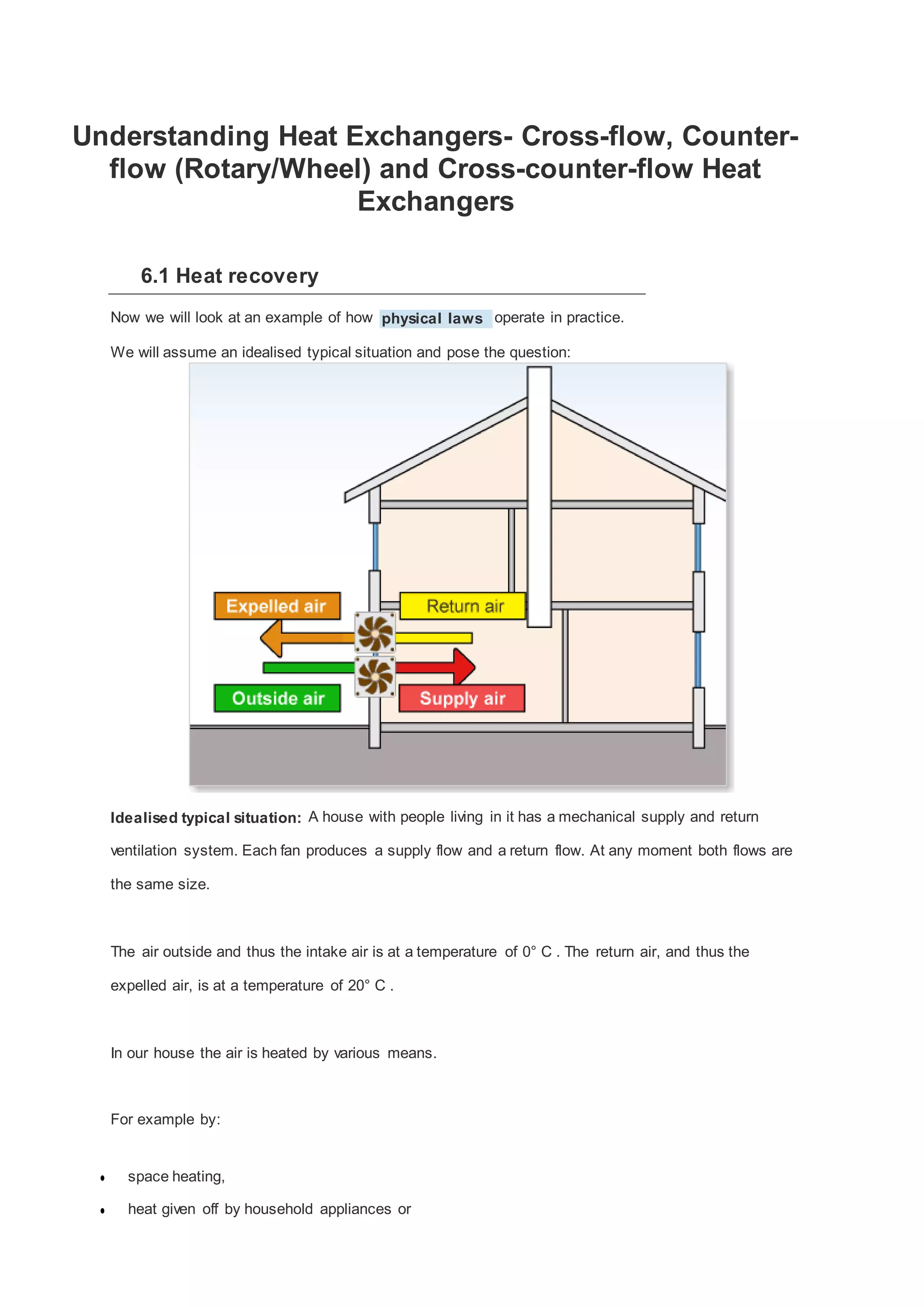 Understanding Heat Exchangers, Cross Flow Counter Flow and Cross ...