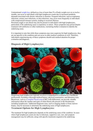 Understanding High Lymphocytes: 5 Causes, Symptoms, and Treatment ...