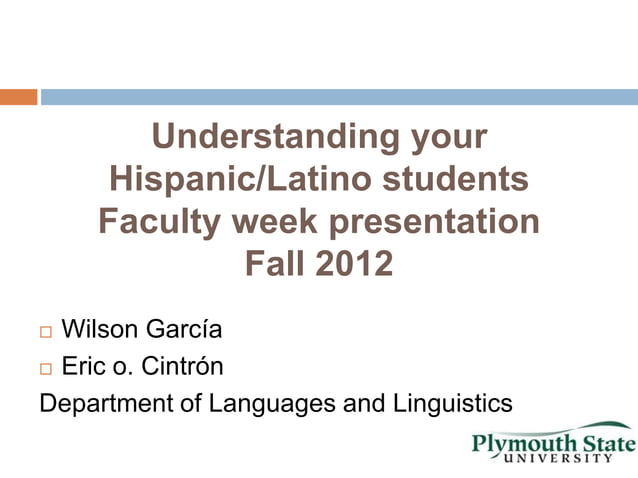 Understanding hispanicsaug27 | PPT