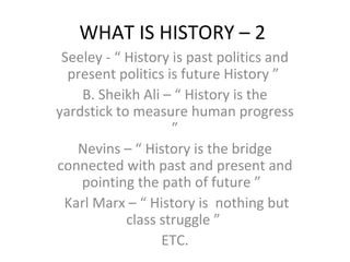 Understanding history | PPT