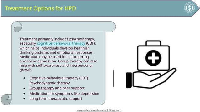 Histrionic Personality Disorder (HPD) - Symptoms & Support | PPTX