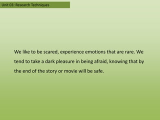 Understanding horror | PPT