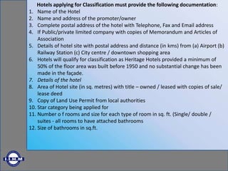 Understanding Hotel Classification Guidelines ppt | PPTX