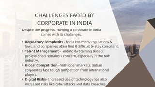 Understanding How Corporates in India Operate Today | PPTX