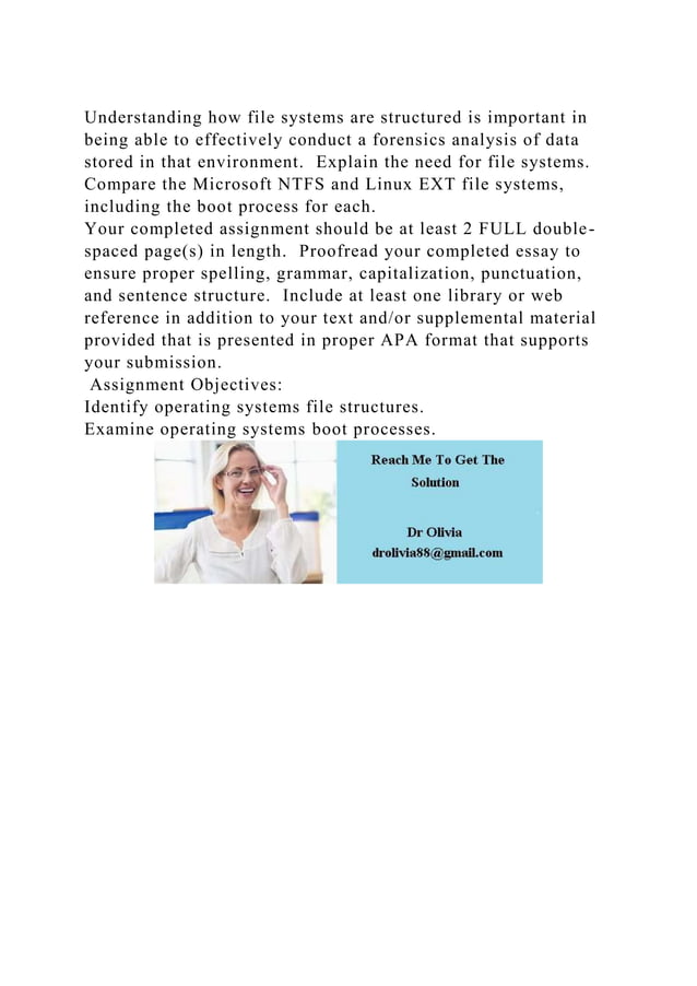 Understanding how file systems are structured is important in being .docx