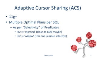 Understanding how is that adaptive cursor sharing (acs) produces multiple optimal plans | PPT