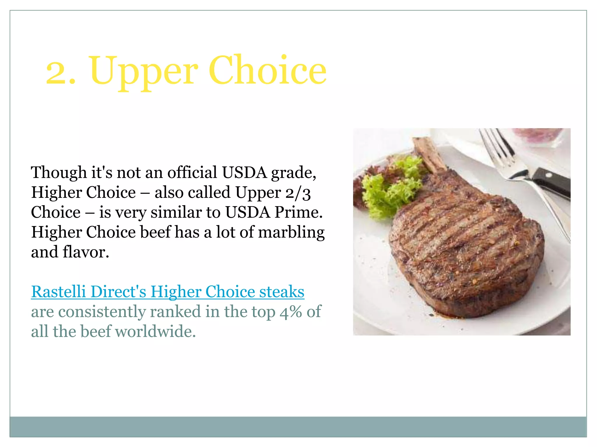 Understanding How The USDA Grades Beef | PPTX