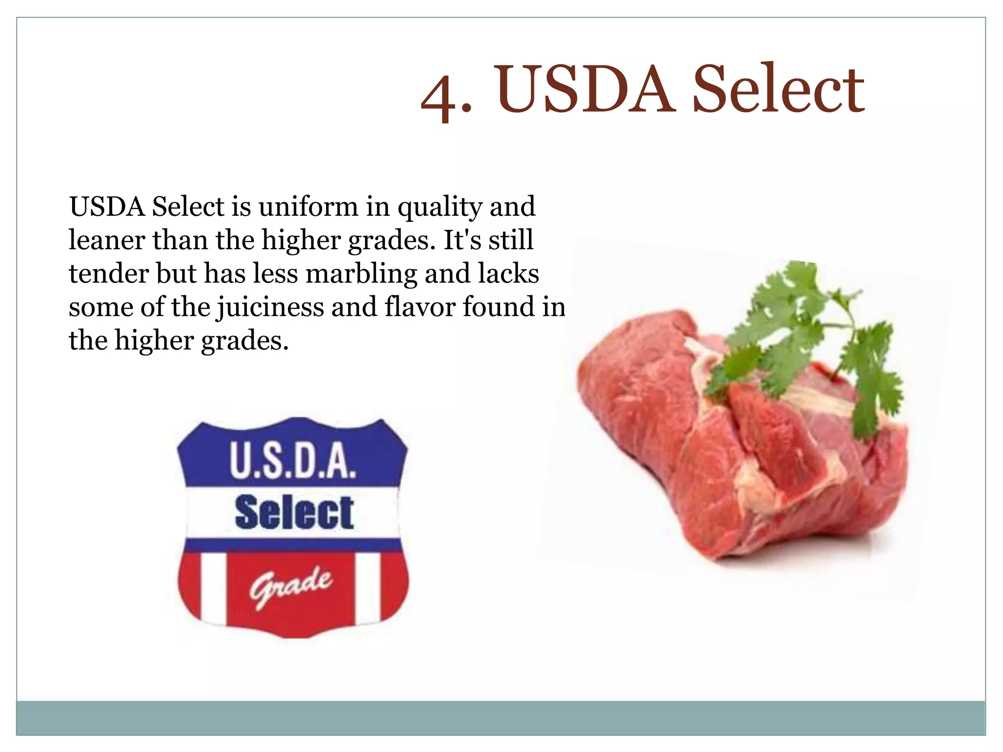 Understanding How The USDA Grades Beef | PPTX