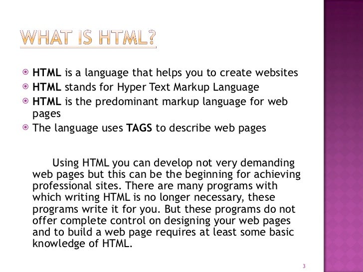 Understanding THML