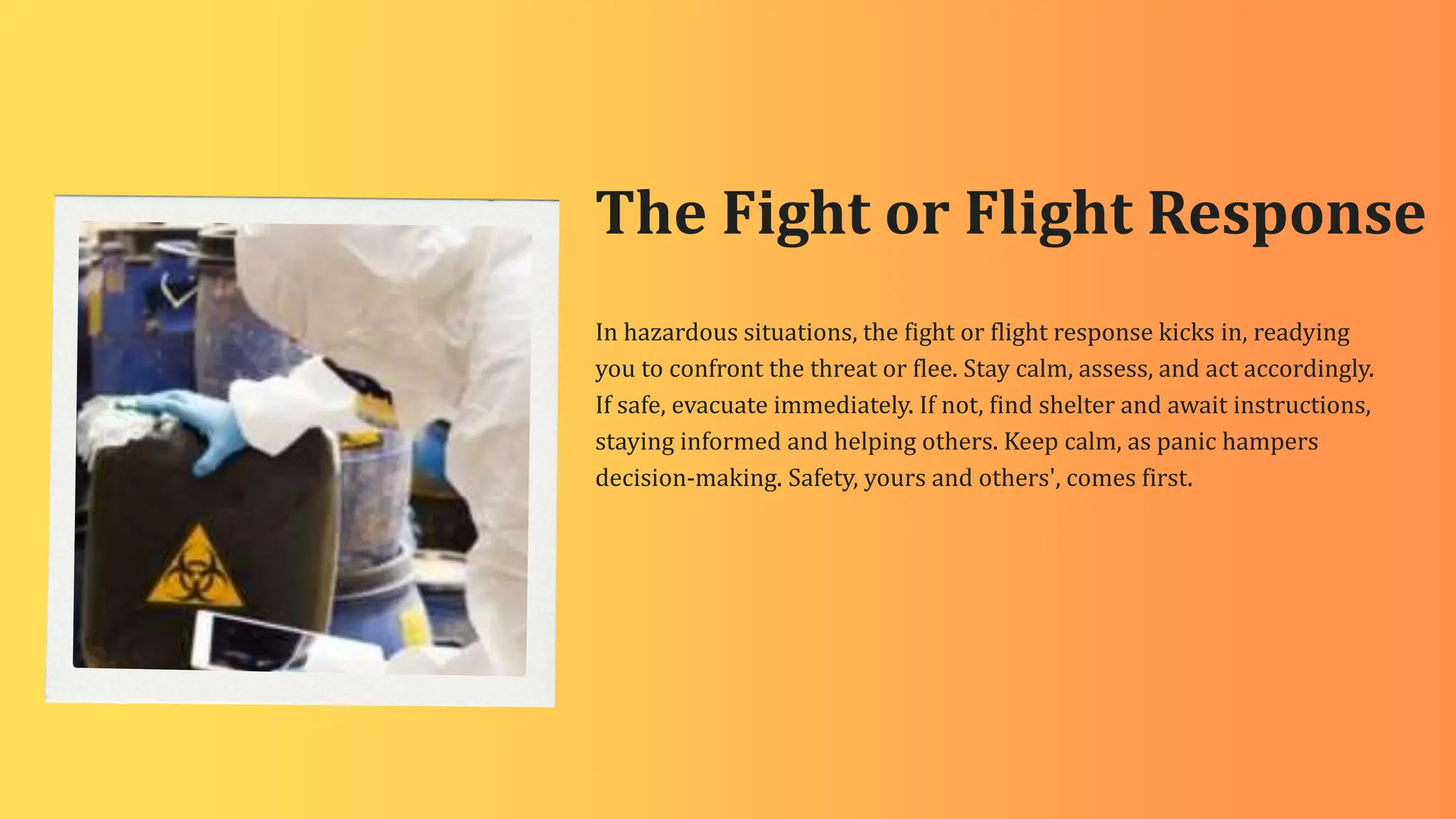 Understanding Human Behavior in Hazardous Situations | PPT