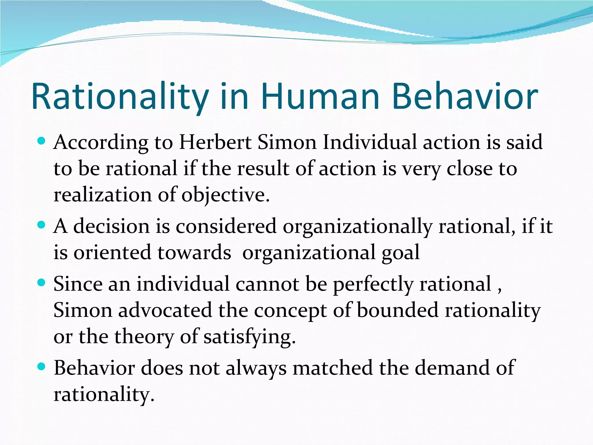 Understanding human nature and behaviour | PPT
