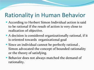 Understanding human nature and behaviour | PPT