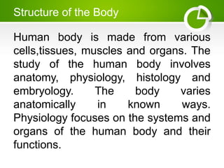 Understanding human's body | PPT