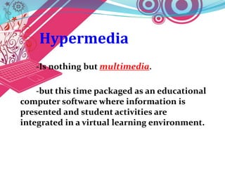Understanding hypermedia | PPT
