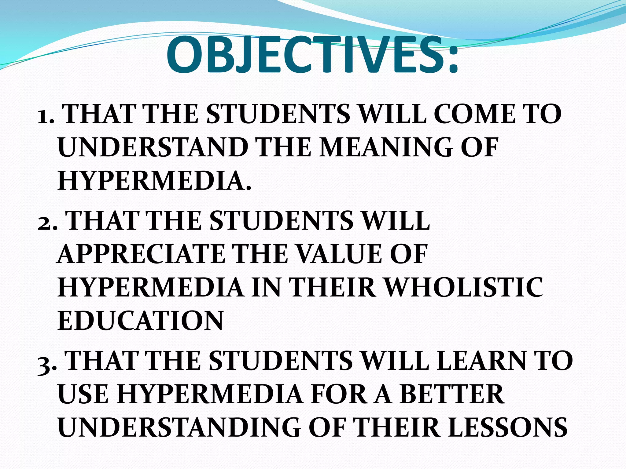 Understanding hypermedia | PPTX