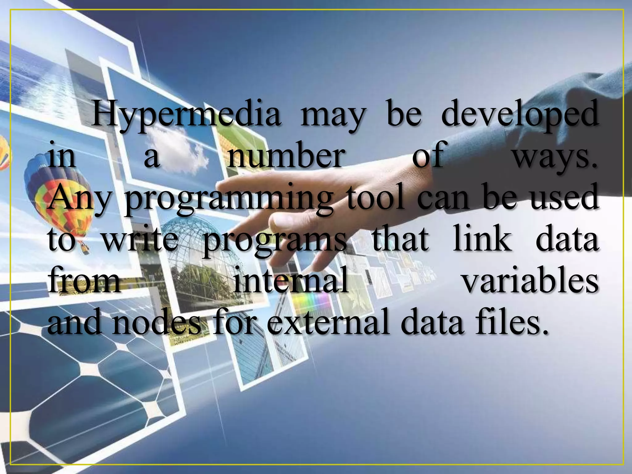 Understanding hypermedia | PPTX