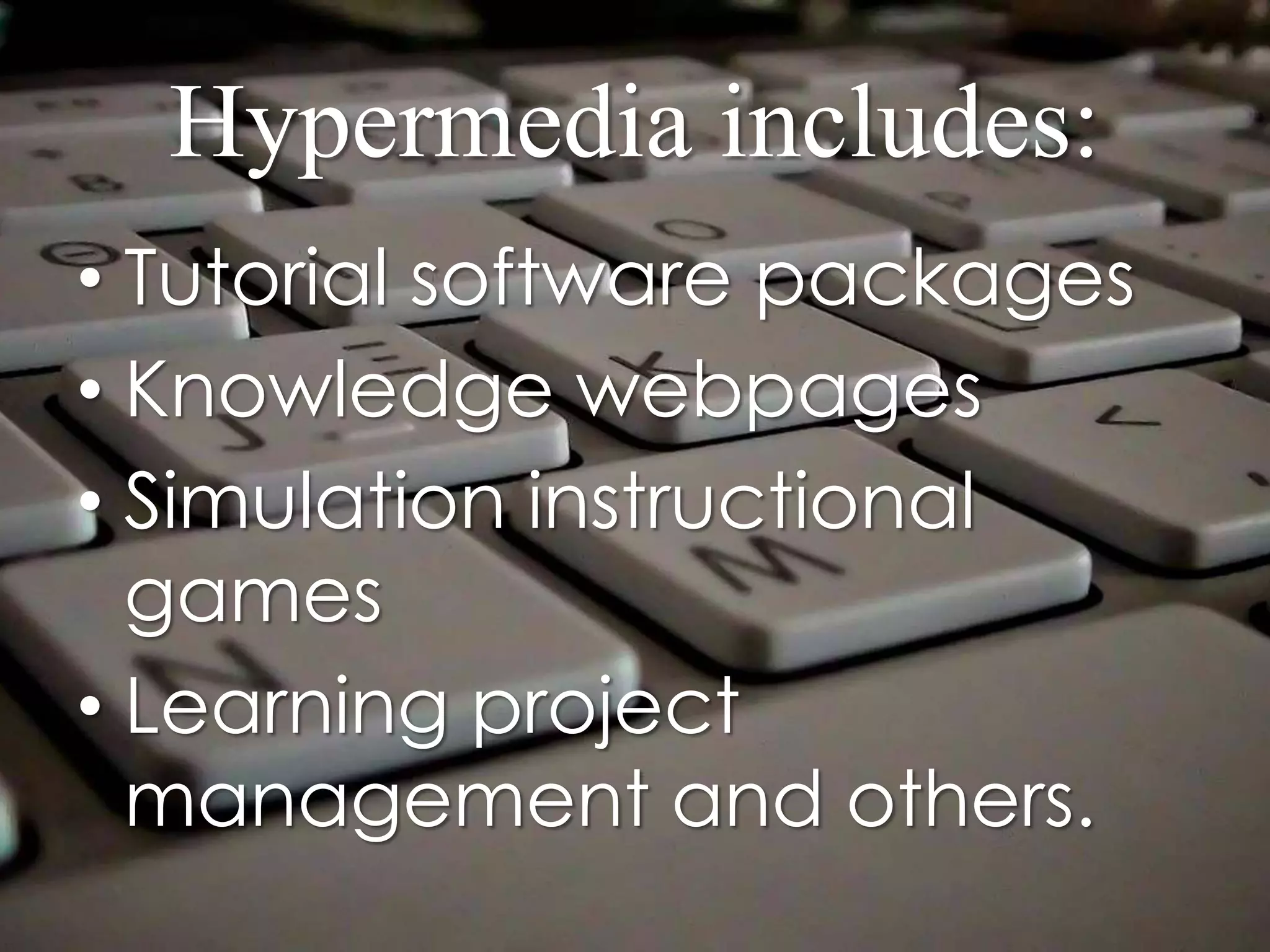 Understanding hypermedia | PPT