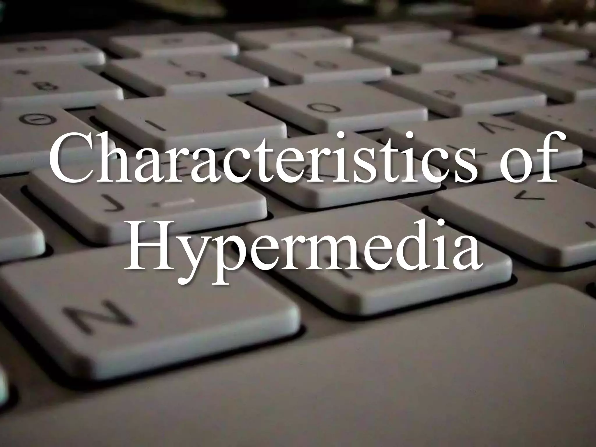 Understanding hypermedia | PPT