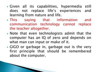 Understanding hypermedia | PPT