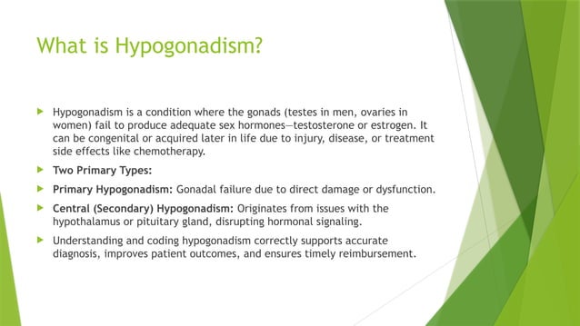 Understanding Hypogonadism – Clinical & Coding Overview.pptx