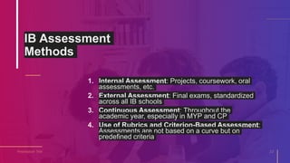 Understanding (IB).pptx in this presentation | PPTX