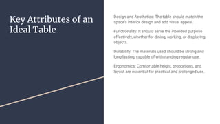 Understanding Ideal Tables_ Structure, Design, and Application | PDF ...