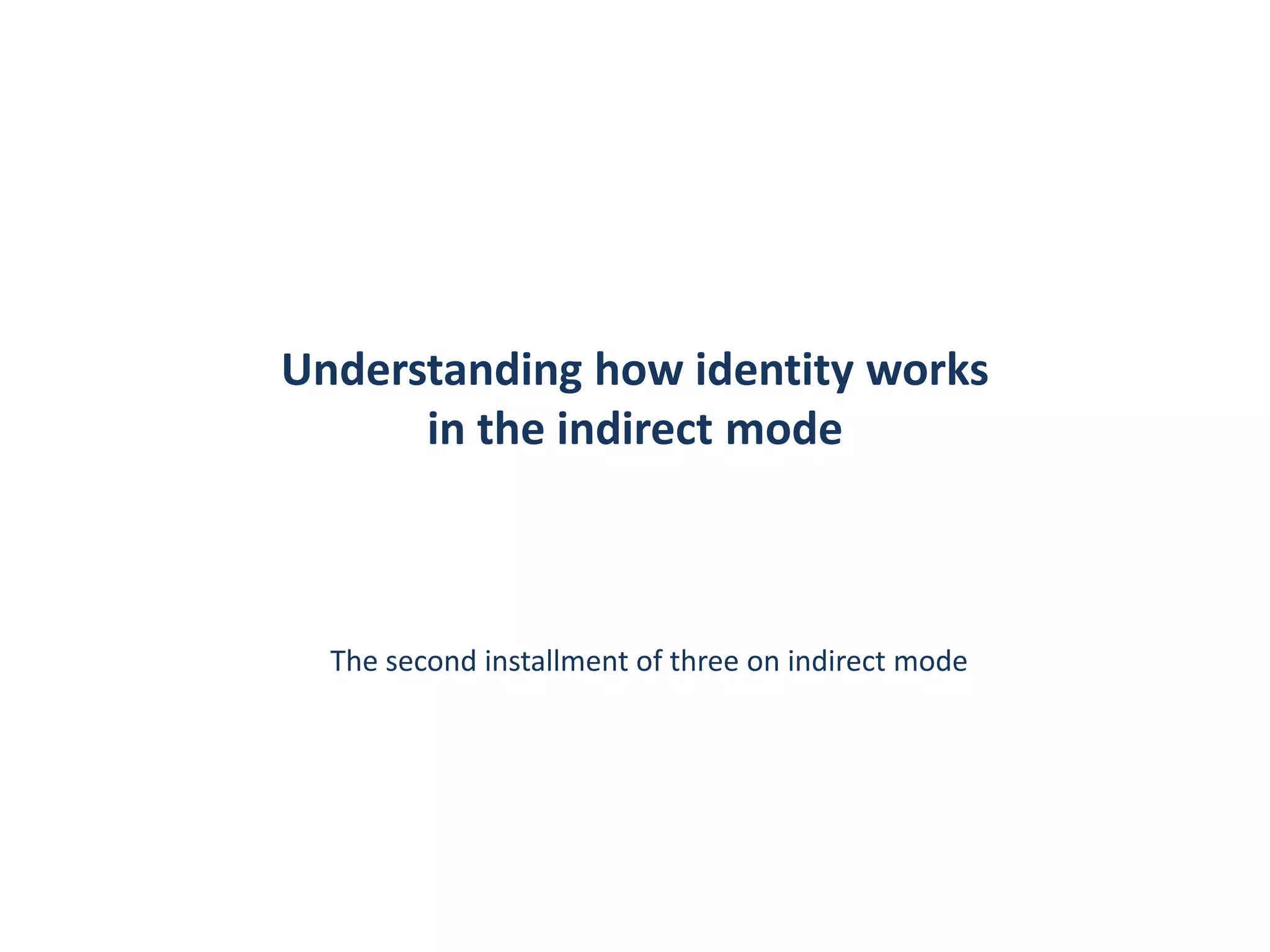 Understanding identity final | PPT