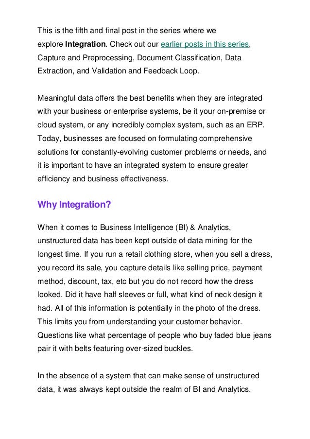Understanding IDP: Data Integration | PDF