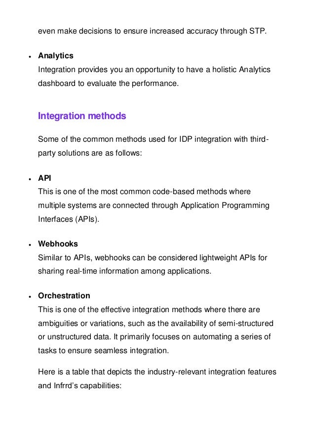Understanding IDP: Data Integration | PDF