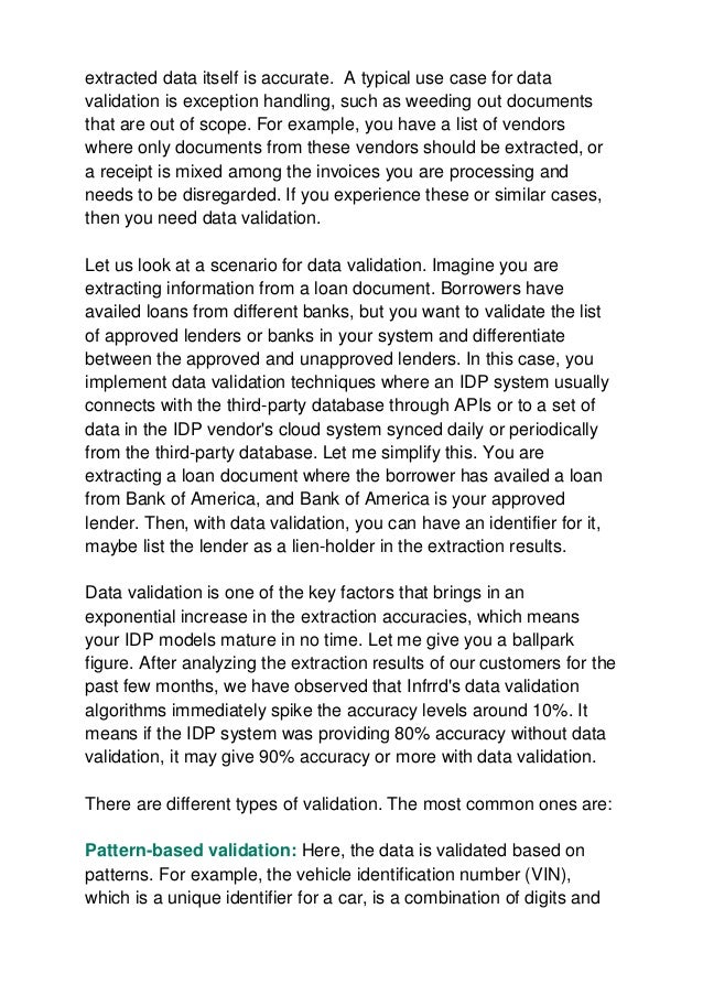 Understanding IDP: Data Validation and Feedback Loop | PDF | Computing | Technology & Computing