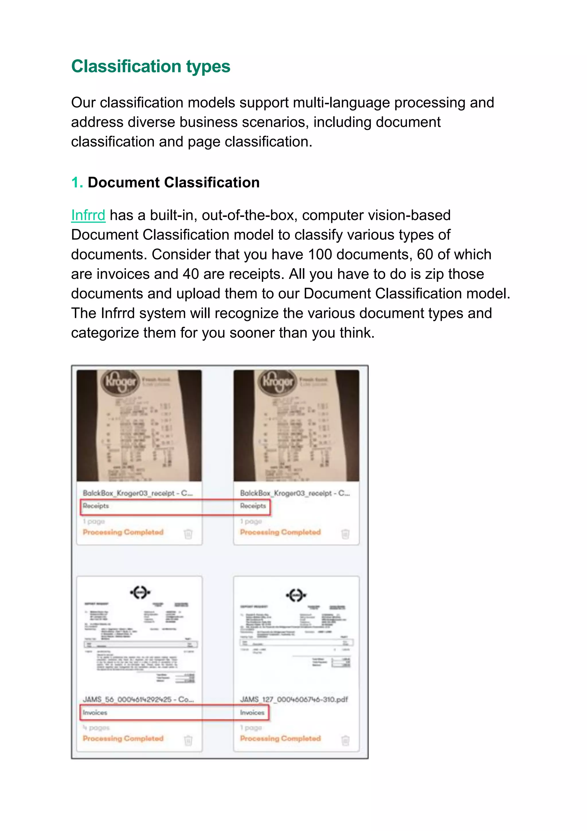 Understanding IDP: Document Classification | PDF