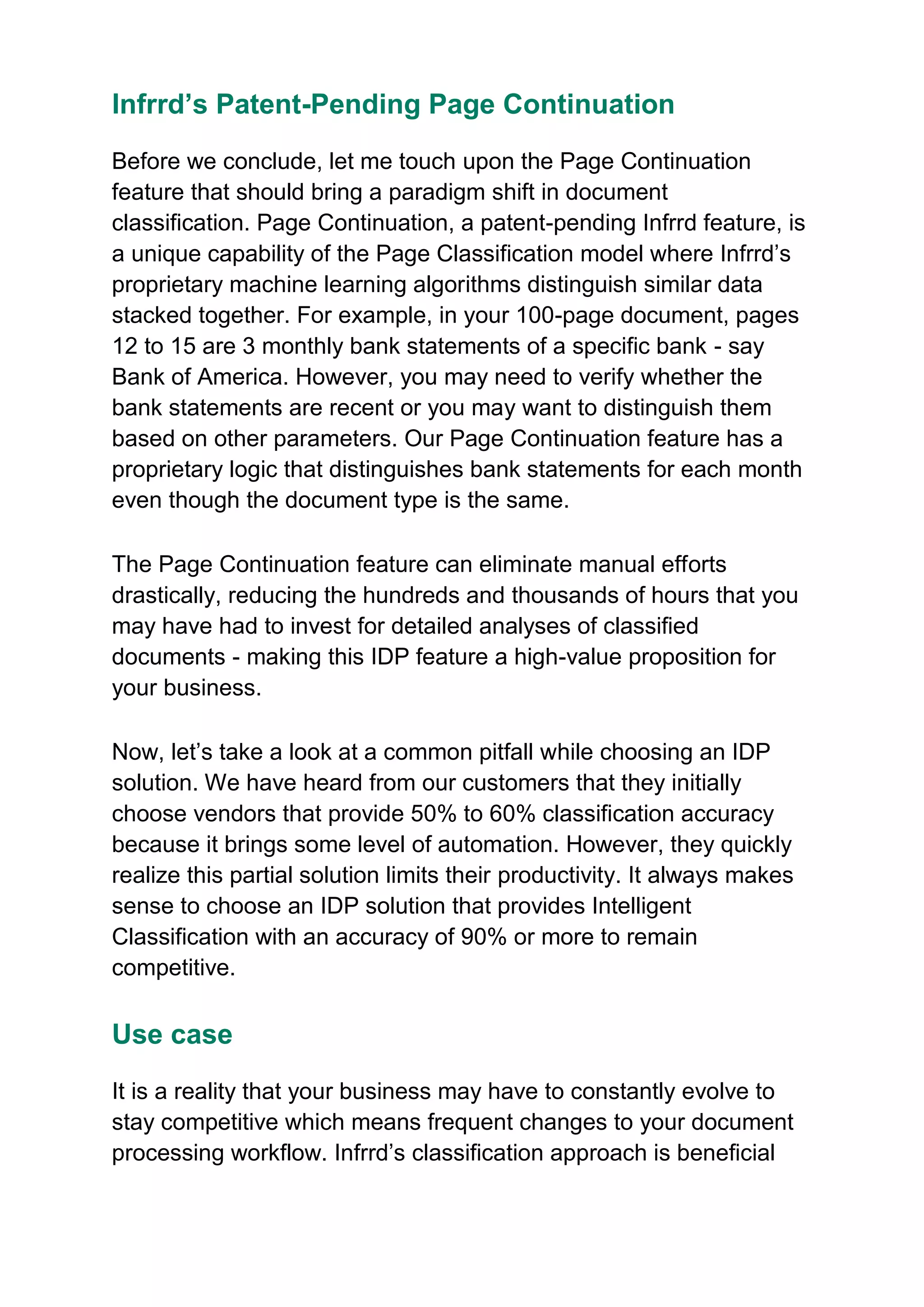 Understanding IDP: Document Classification | PDF