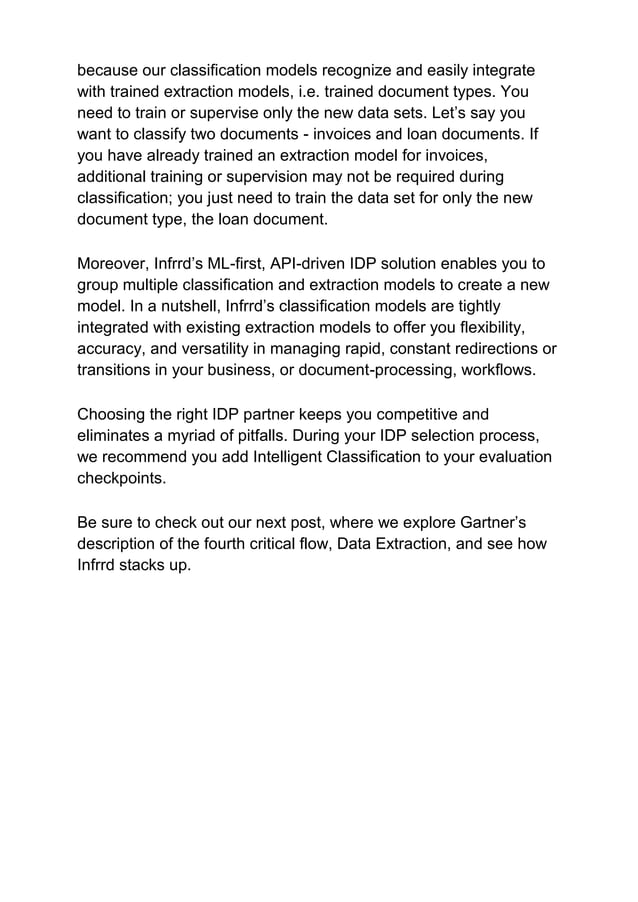 Understanding IDP: Document Classification | PDF