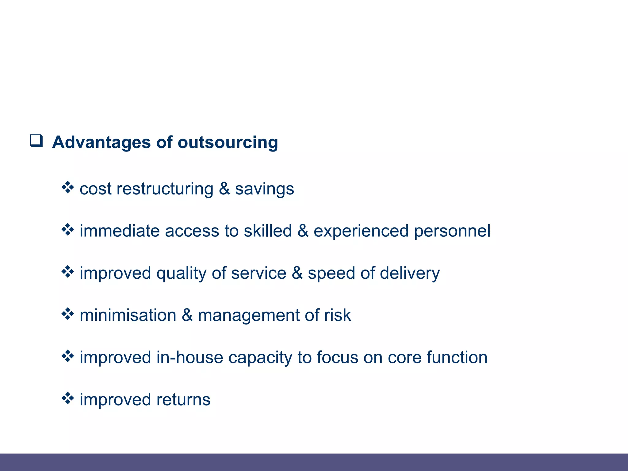 Understanding implications of outsourcing 02 12 | PPT