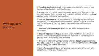Understanding impunity in indonesia | PPTX