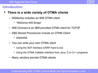 Understanding ims otma commit mode and synclevel | PPT