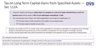 Understanding Income Tax: Capital Gains - Part III | PPTX