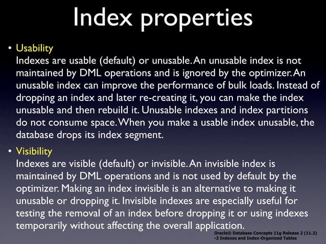 Understanding index | PPT