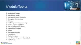 Understanding indexes in sql server | PPTX